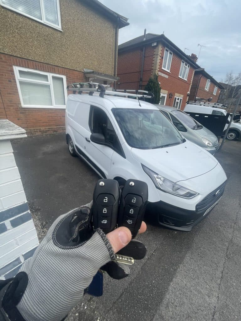 Lost van keys? Quick response phone or message 07830 884073